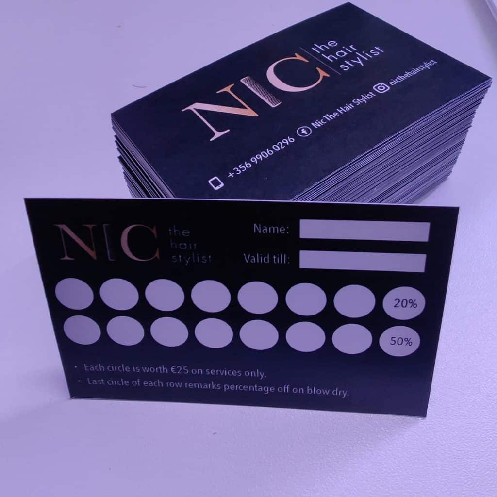 Standard Business Cards - Prints Malta